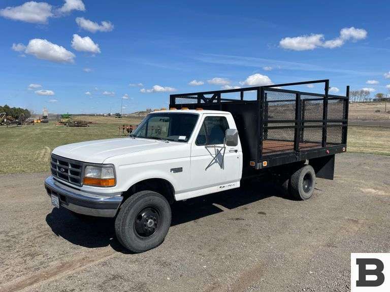 1997 Ford F-350 Flatbed Pickup - Booker Auction Company