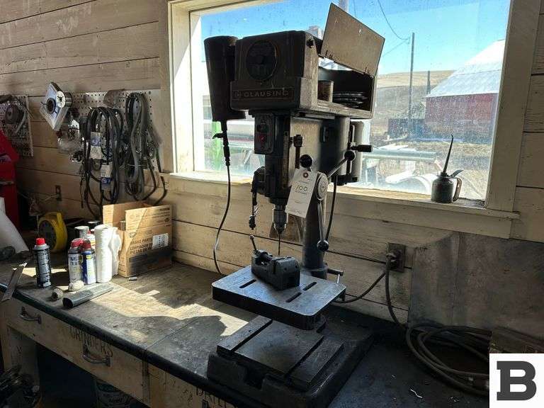 Clausing Series 1690 Drill Press - Booker Auction Company