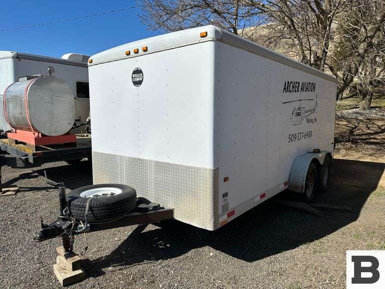 1999 Wells Cargo TW142-V Enclosed Trailer - Booker Auction Company