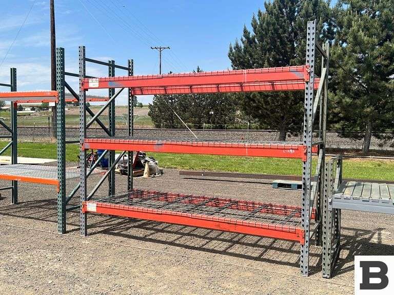 8' Pallet Racking - Booker Auction Company
