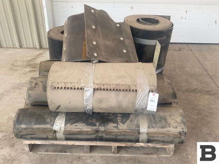 Conveyor Belt, 3" Flighted Belt - Booker Auction Company