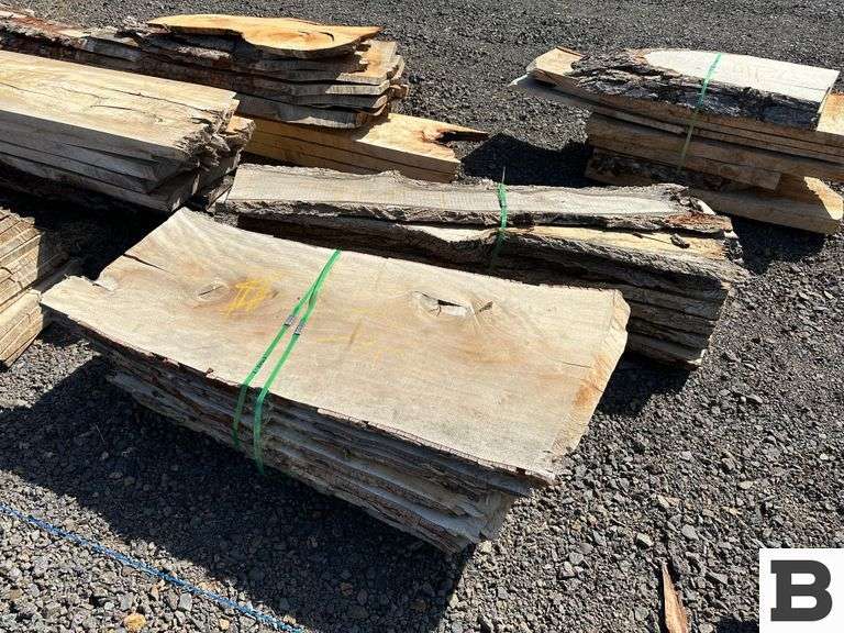 Rough Cut Sycamore Tree Hardwood Slabs - Booker Auction Company