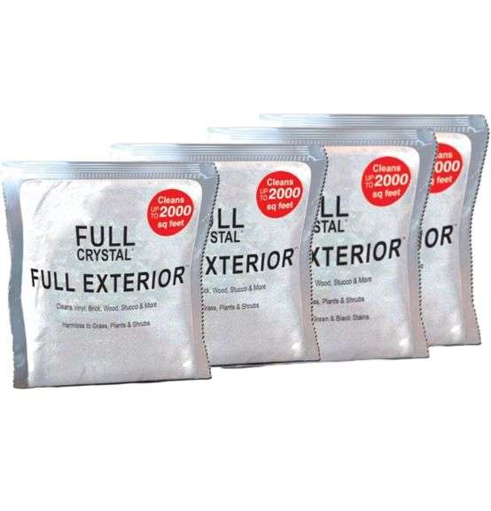 New Full Exterior Refill Kits - Crystal Powder Outdoor Cleaner Packets ...