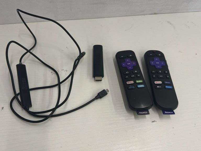 Roku streaming stick with wireless extender two remotes included ...