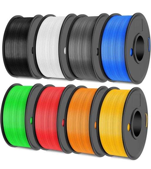 SUNLU 3D Printer Filament Pack, 0.25kg Each Spool, Total 2kg, Mini ...