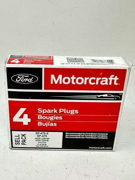 New Genuine FORD Motorcraft OEM SP479X Spark Plugs AGSF22WMX ~ 5147316 ...