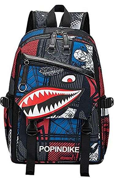 New Shark Backpacks for Teen Laptop Backpack for School Waterproof ...