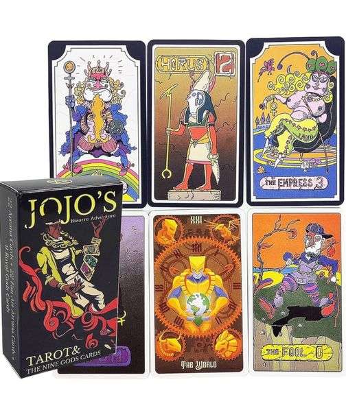 New JoJo's Bizarre Adventure: Stardust Crusaders Tarot Deck, 84 PCS ...