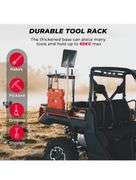 New KEMIMOTO UTV Tool Holder Tool Rack Compatible with Polaris Ranger ...