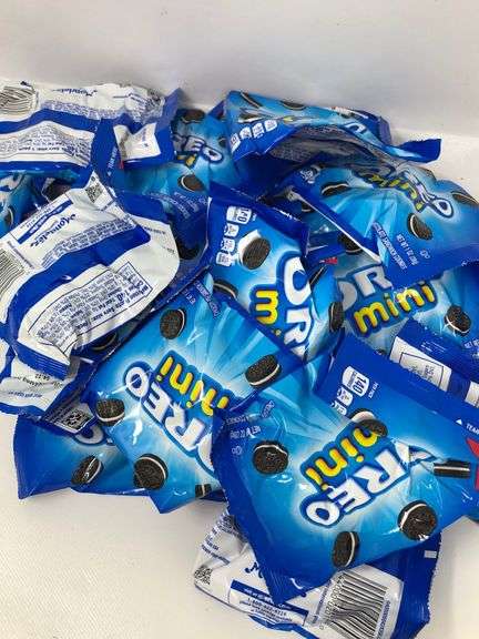 New OREO Mini Chocolate Sandwich Cookies, 20 Snack Packs, BB; 7/2024 ...