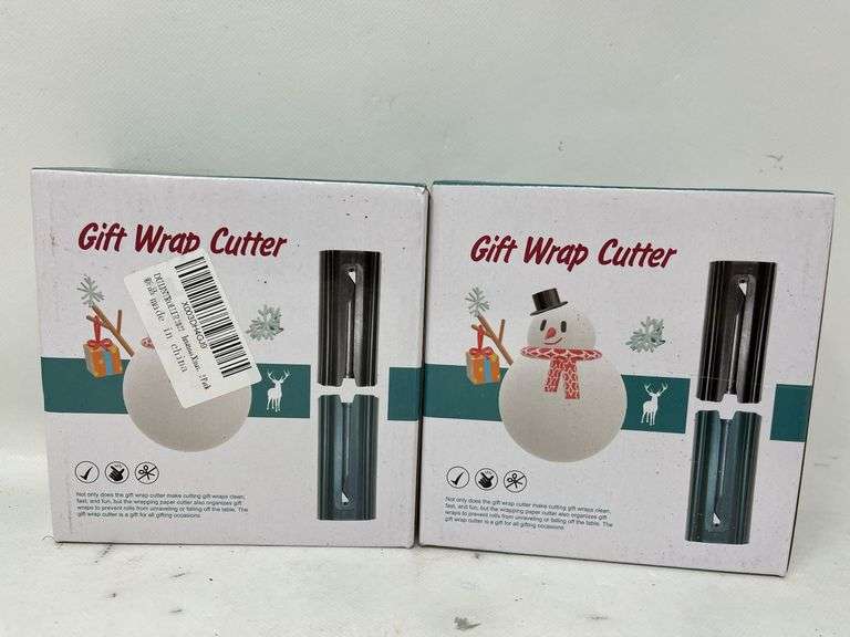 New (2) Gift Wrap Cutter,Christmas Gift Wrap Cutter,Wrapping Paper ...