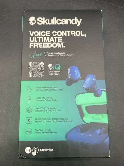 New Skullcandy Grind In-Ear Wireless Earbuds, 40 Hr Battery, Skull-iQ ...