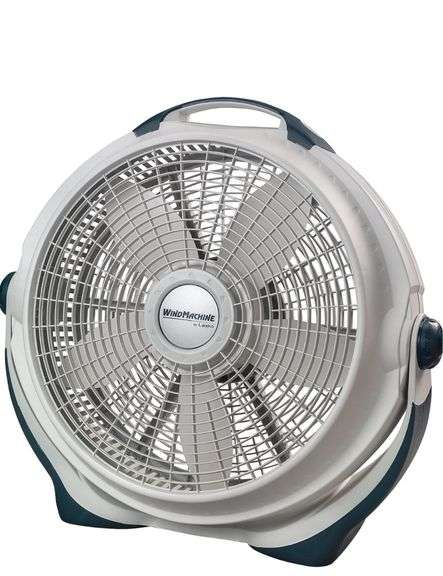 Lasko Wind Machine Air Circulator Floor Fan, 3 Speeds, Pivoting Head ...