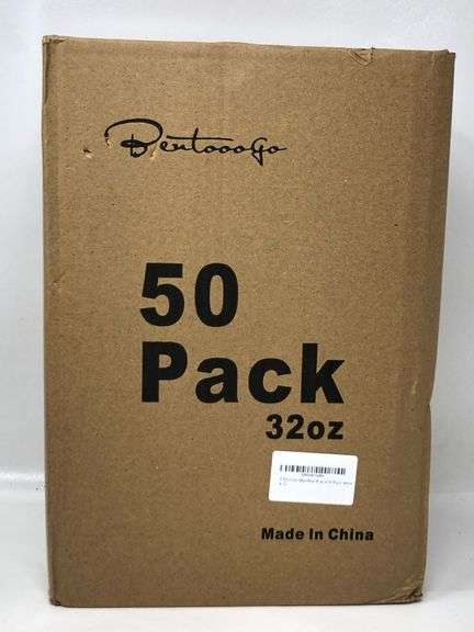 Meal Prep Containers, 50 Packs Plastic Food Storage Containers with ...