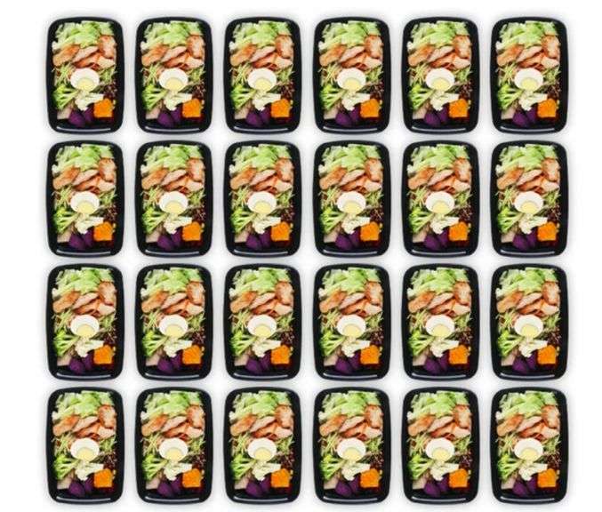 Meal Prep Containers, 50 Packs Plastic Food Storage Containers with ...