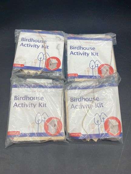 New Lot of DIY Birdhouse Activity Kits - Bluegrass Bids