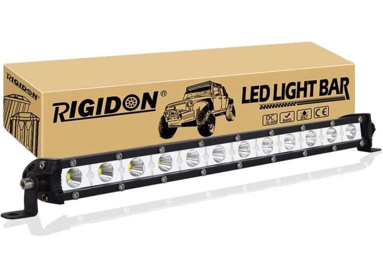RIGIDON 1Pcs Straight Led Work Light Bar, 13inch 60W 12V 24V Single Row ...
