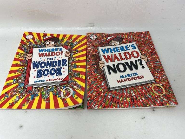 Like new (2) where’s Waldo books. “Where’s Waldo mini now” and “where’s ...