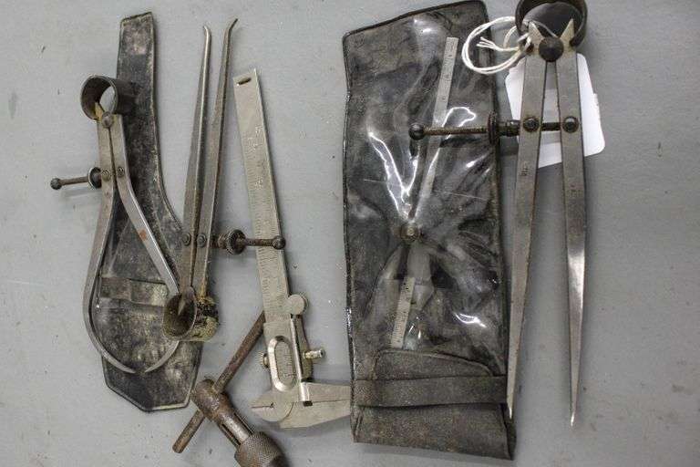 Vintage Engineering Mechanical Drafting Tools - Bunting Online Auctions