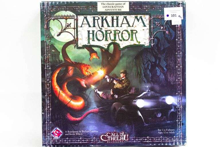 Arkham Horror first edition board game, complete set. Description ...