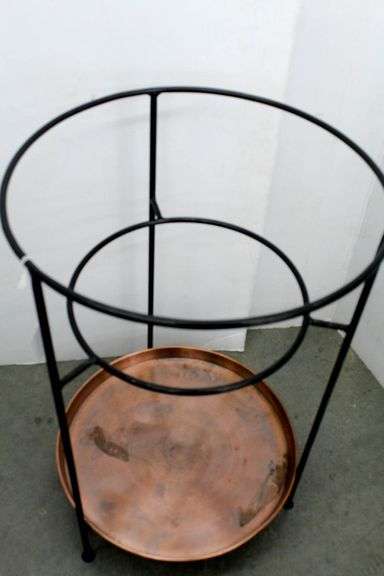 Smith Hawken Copper Beverage Stand - Web note: This functional indoor ...