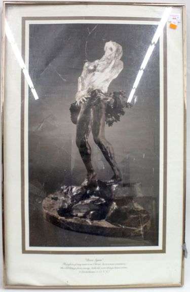 "Born Again" - poster print of the sculpture by Dean Kermit Allison ...