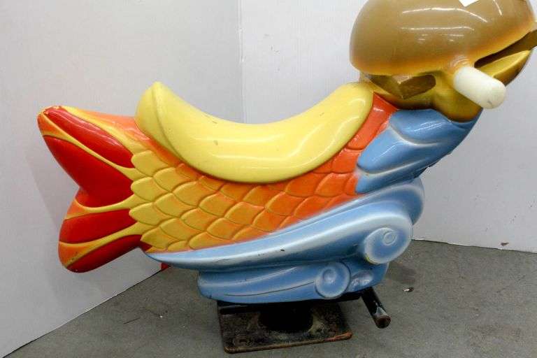 McDonald's Fillet O Fish Playground Ride-on Fry Guy Toy Spring Rider ...