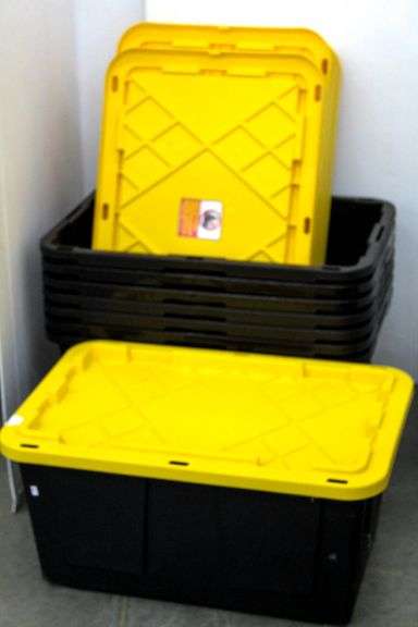Heavy duty storage tubs - 30 x 20 x 15 each - Bunting Online Auctions