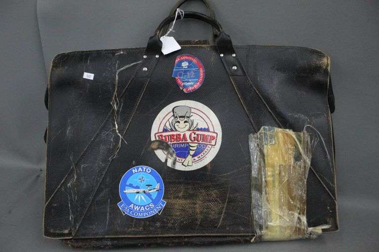 1960s Pilot Map Case StebCo Leather Briefcase US Air Force Military ...