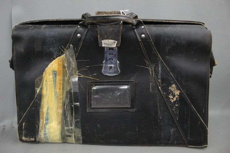 1960s Pilot Map Case StebCo Leather Briefcase US Air Force Military ...