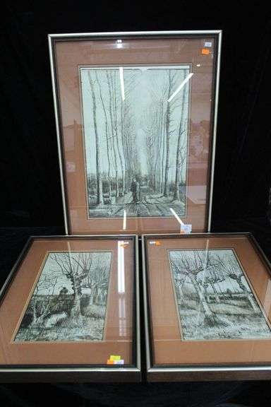 Collection of Vincent Van Gogh prints from the Pollard Birches ...
