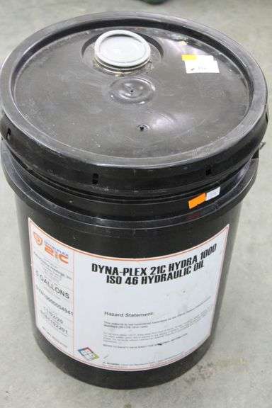 Dyna-Plex 21C Hydra 1000 ISO 46 Hydraulic Oil, five gallons. - Bunting ...