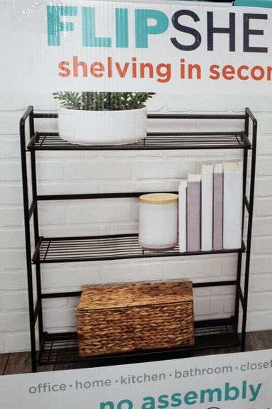 Flip Shelf - Shelving in Seconds FURN W - Bunting Online Auctions