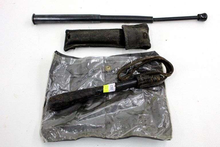 Pair of Cudgels. Collapsible Cudgel made in West Germany and Vintage ...