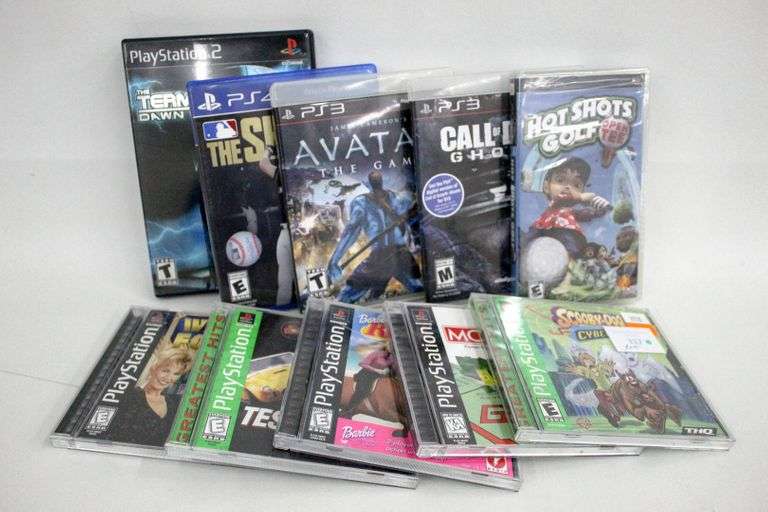Collection of Playstation Games. Items include Hot Shots Golf for PSP ...