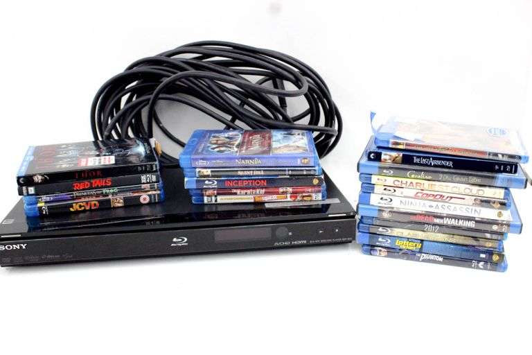 Sony Blu Ray Player Model Bdp Bx2 Includes Some Blue Ray Disks