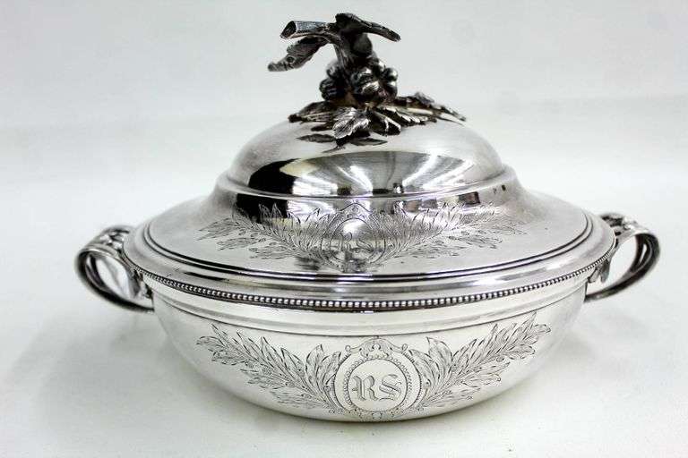 Christofle, circa 1844-1865, made in Paris covered vegetable serving ...