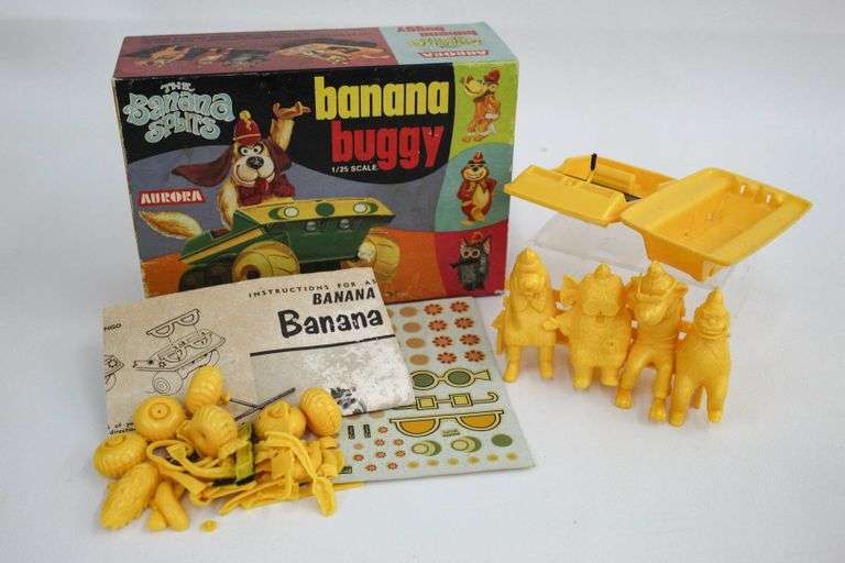 RARE The Banana Splits Banana Buggy Model Kit 1/25 scale by Aurora ...