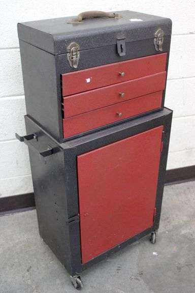 Test Rite two-piece toolbox and closet chest cabinet - 20 x 11 x 38 ...