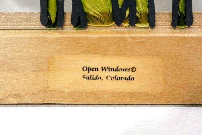 Floral lead lead-cane glass hanging sculpture by Open Windows Salida ...