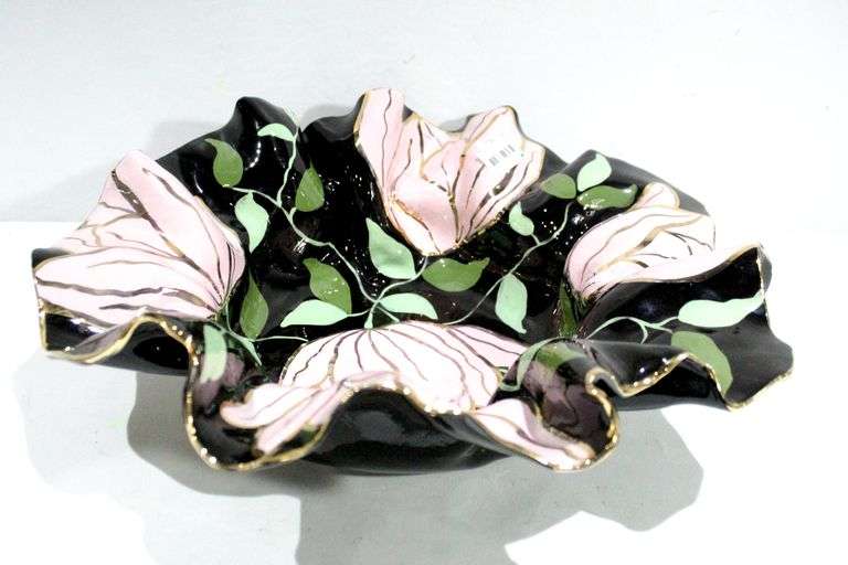 Helen Alexa Wiegand 88 - signed and dated work - floral ruffled edge ...