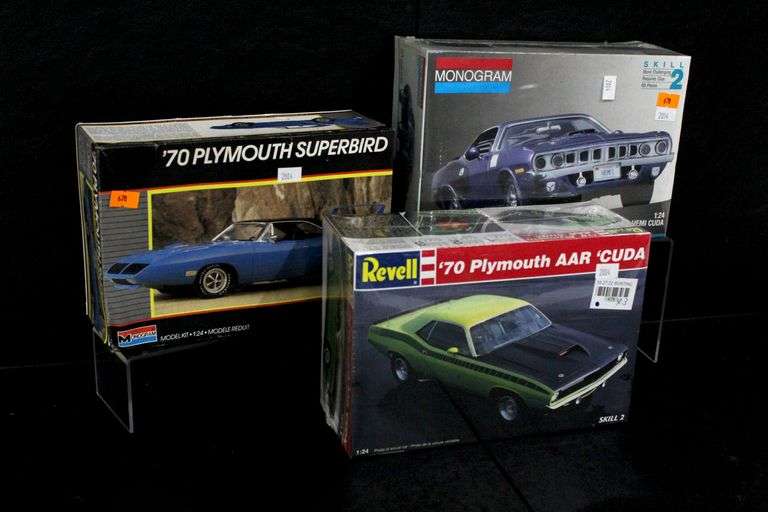 Vintage Model Cars Collection: Monogram and Revell - three cars ...