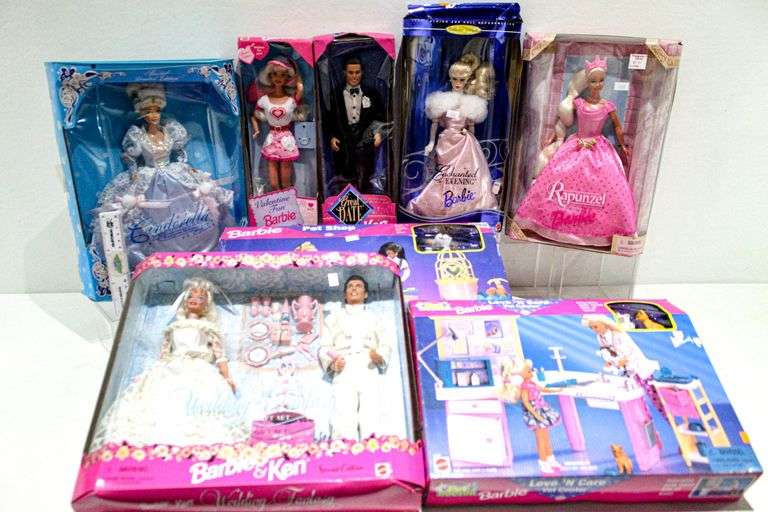 Collection of Barbie Dolls (11 original boxes) - Bunting Online Auctions