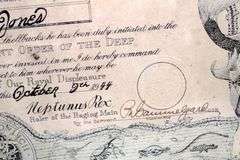 WWII Navy Shellback Certificate (Courtesy of the consignor) - 1944 ...