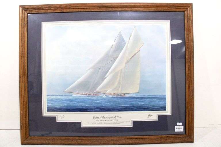Tim Thompson "Yachts of the America's Cup - The Big Racing Cutters ...