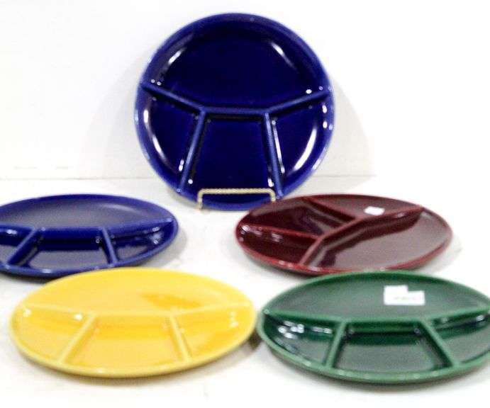 Steuler Grill Plates - Steuler Keramik 4350, West Germany, Logo ST in a ...