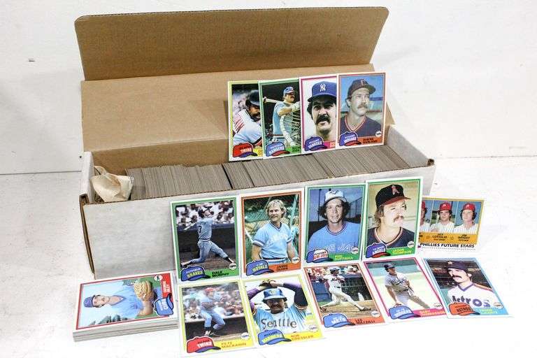 1981 Topps Baseball Cards , Complete Set , In Box - Bunting Online Auctions