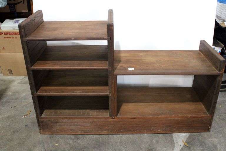 Multi-height shelves entertainment shelf unit - 17 x 53 x 33 - Bunting ...