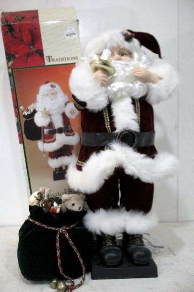 Deluxe Animated Santa with Light and Music - not tested - Bunting ...