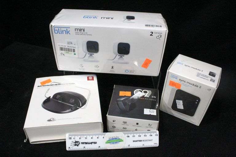 Blink Mini Indoor Plug-In HD Smart Security Camera - and - Blink Sync ...